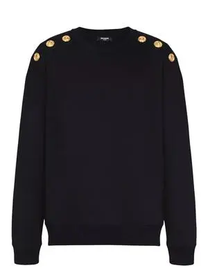 Balmain Jersey Jumper - Black
