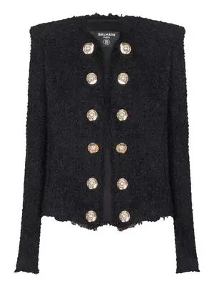 Balmain Tweed Jacket - Black