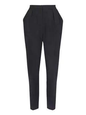 Balmain Wool Trousers - Black