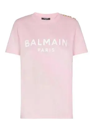 Balmain Logo-print T-shirt - Pink