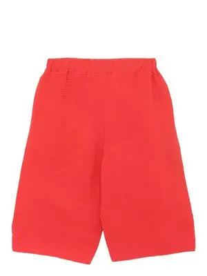 Issey Miyake Cotton Shorts Red