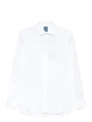 BARBA NAPOLI Linen Shirt - White