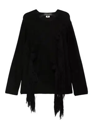 Comme Des Garçons Crew-neck Sweater - Black
