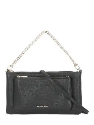 Michael Kors Leather Shoulder Bag - Black