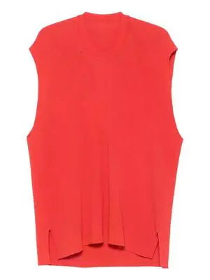 Issey Miyake Cotton Vest - Red