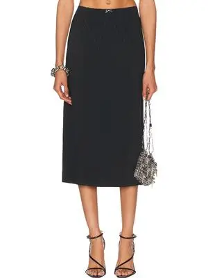 Rabanne Midi Skirt - Black