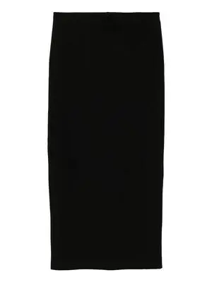 REFORMATION Straight Hem Skirt - Black