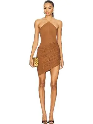 Ronny Kobo Delphine Dress - Tobacco