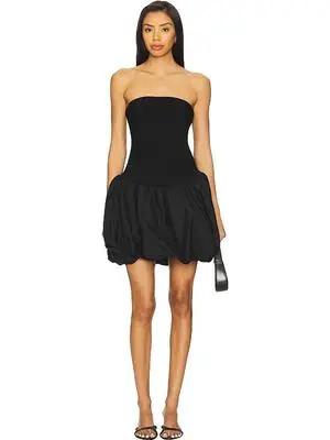 Simkhai Pollie Bubble Mini Dress - Black