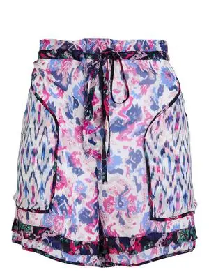 MARANT ETOILE Riolmy Printed Georgette Shorts - Ecru