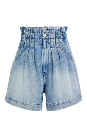 MARANT ETOILE Teresa Denim Shorts - Light Denim