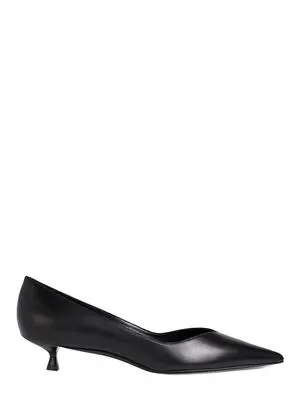STUART WEITZMAN Eva 35 Leather Pumps Black