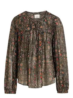 Isabel Marant Ametissa Printed Blouse - Black