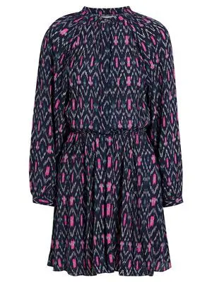 MARANT ETOILE Amandine Printed Mini Dress - Navy
