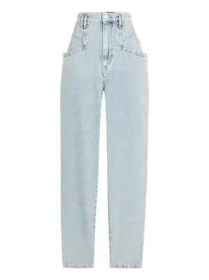 Isabel Marant High-rise Tapered Jeans - Light Denim