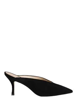 STUART WEITZMAN Lulah Suede Mules - Black
