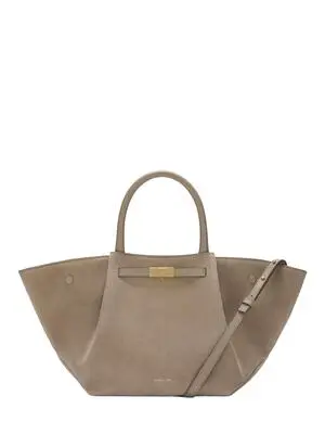 DEMELLIER The New York Satchel - Light Taupe Suede