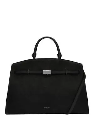 DEMELLIER The Hudson Bag Black Suede