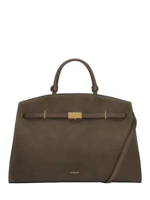 DEMELLIER The Hudson Bag Hazel Suede & Hazel Smooth