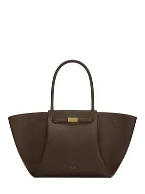 DEMELLIER The New York Tote Bag Mocha Small Grain