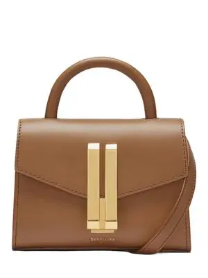 DEMELLIER The Nano Montreal Cross-body Bag - Deep Toffee Smooth