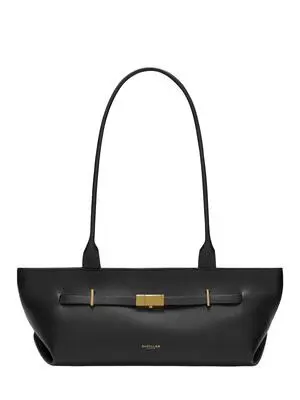 DEMELLIER The New York Shoulder Bag - Black Small Grain