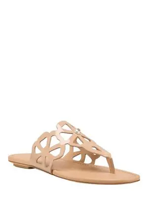 STUART WEITZMAN Jasmine Cutout Sandals Adobe