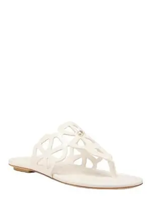 STUART WEITZMAN Jasmine Cutout Sandals - Cream