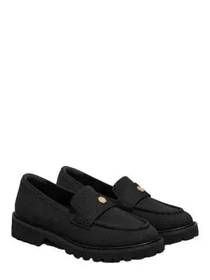 Vivaia Round-toe Platform Loafers - Black