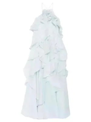 Aje Pandorea Layered Maxi Dress - Blue