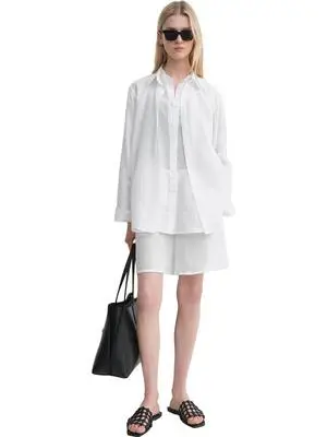TOTEME Double Collared Shirt - White