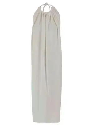 Sportmax Halterneck Midi Dress - White