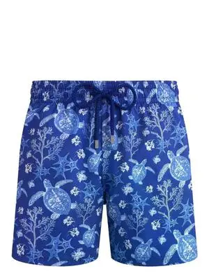 Vilebrequin X-ray Turtles Swim Shorts - Blue