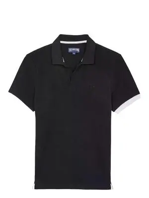 Vilebrequin Cotton Polo Shirt - Black