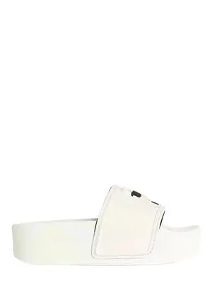 Karl Lagerfeld Ikonik Kondo Pool Slides - White