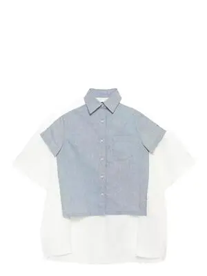 Kolor Paneled Shirt - Blue