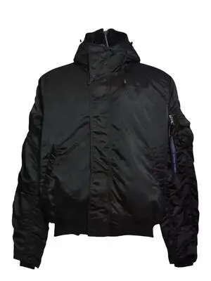 Alpha Industries N-2b Uv Padded Hooded Jacket - Black