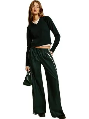 REFORMATION Petites Julien Poplin Pant - Green