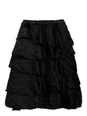 BLACK COMME DES GARÇONS Layered Skirt - Black