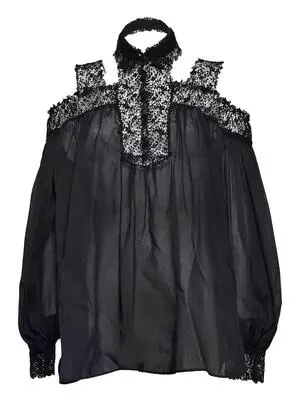 Ermanno Scervino Silk Blouse - Black