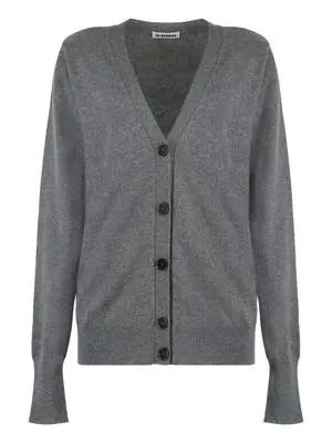 JIL SANDER Cashmere Cardigan - Grey