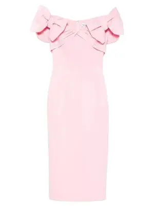 Rebecca Vallance Bow-detail Dress - Pink