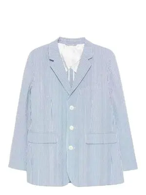 BODE Club Striped Blazer - Blue