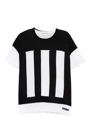 NAMACHEKO Double-layered T-shirt - Black
