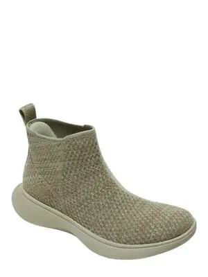 Vivaia Round-toe Slip-on Sneaker Boots - Khaki