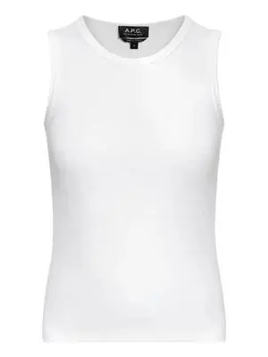 A.p.c. Crew-neck Tank Top - White