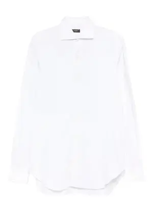 BARBA NAPOLI Cutaway-collar Shirt - White