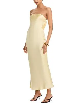 FORE Slip Dress - Lemon