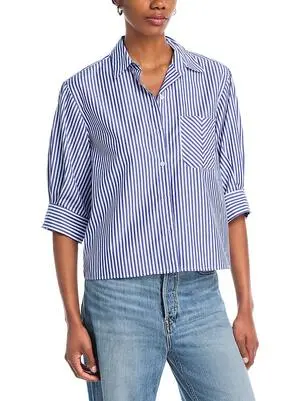 Rag & Bone Lucia Striped Blouse - Navy Stripe