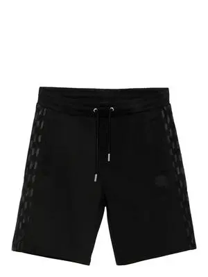 Karl Lagerfeld Ikon-patch Track Shorts - Black